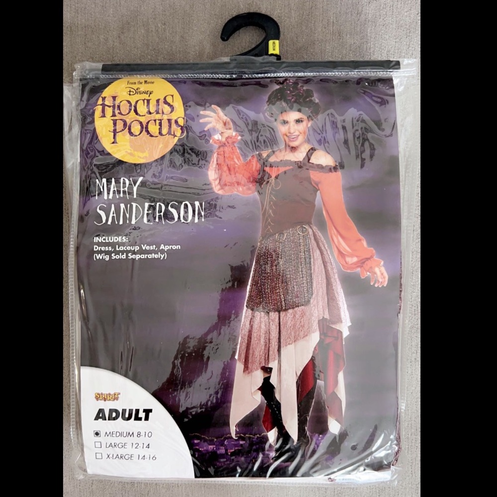 Hocus Pocus Mary Sanderson Complete Costume - Gem